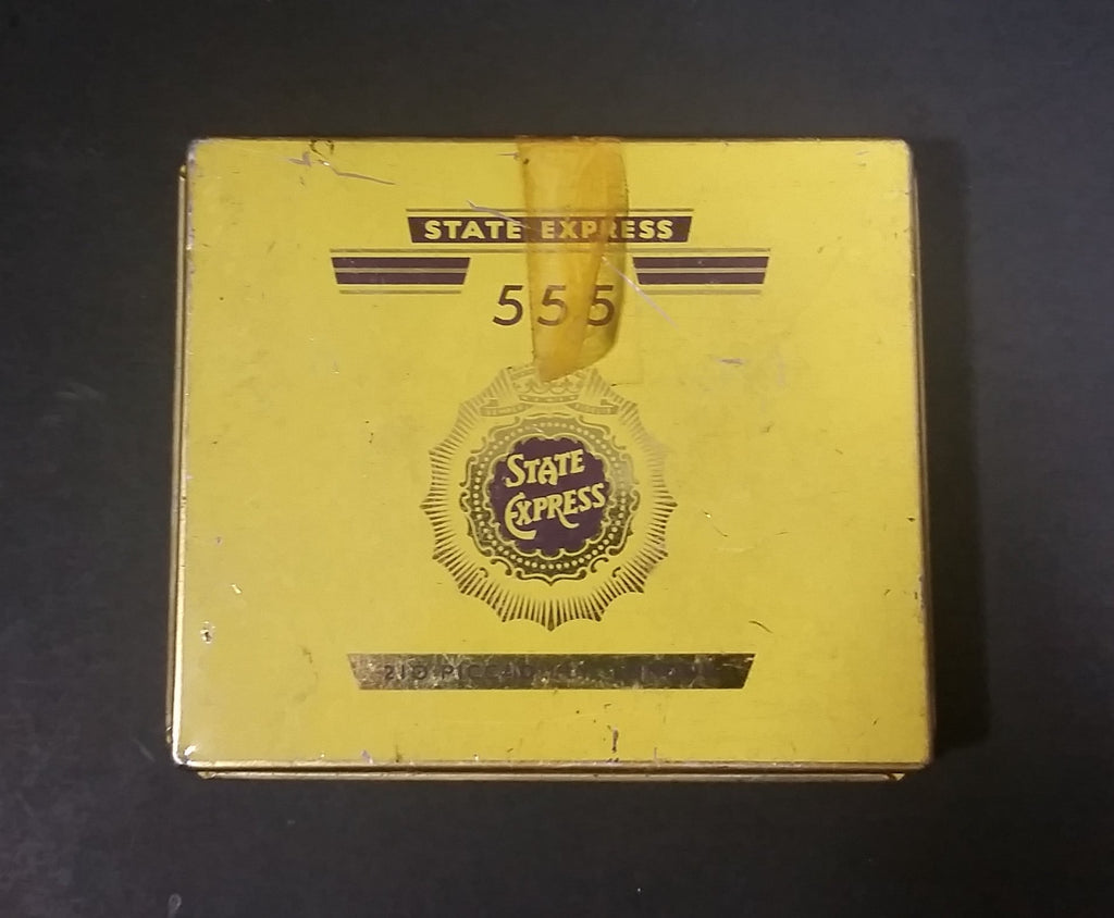 1950s State Express 555 Cigarettes Litho Tin Box Good Condition ...