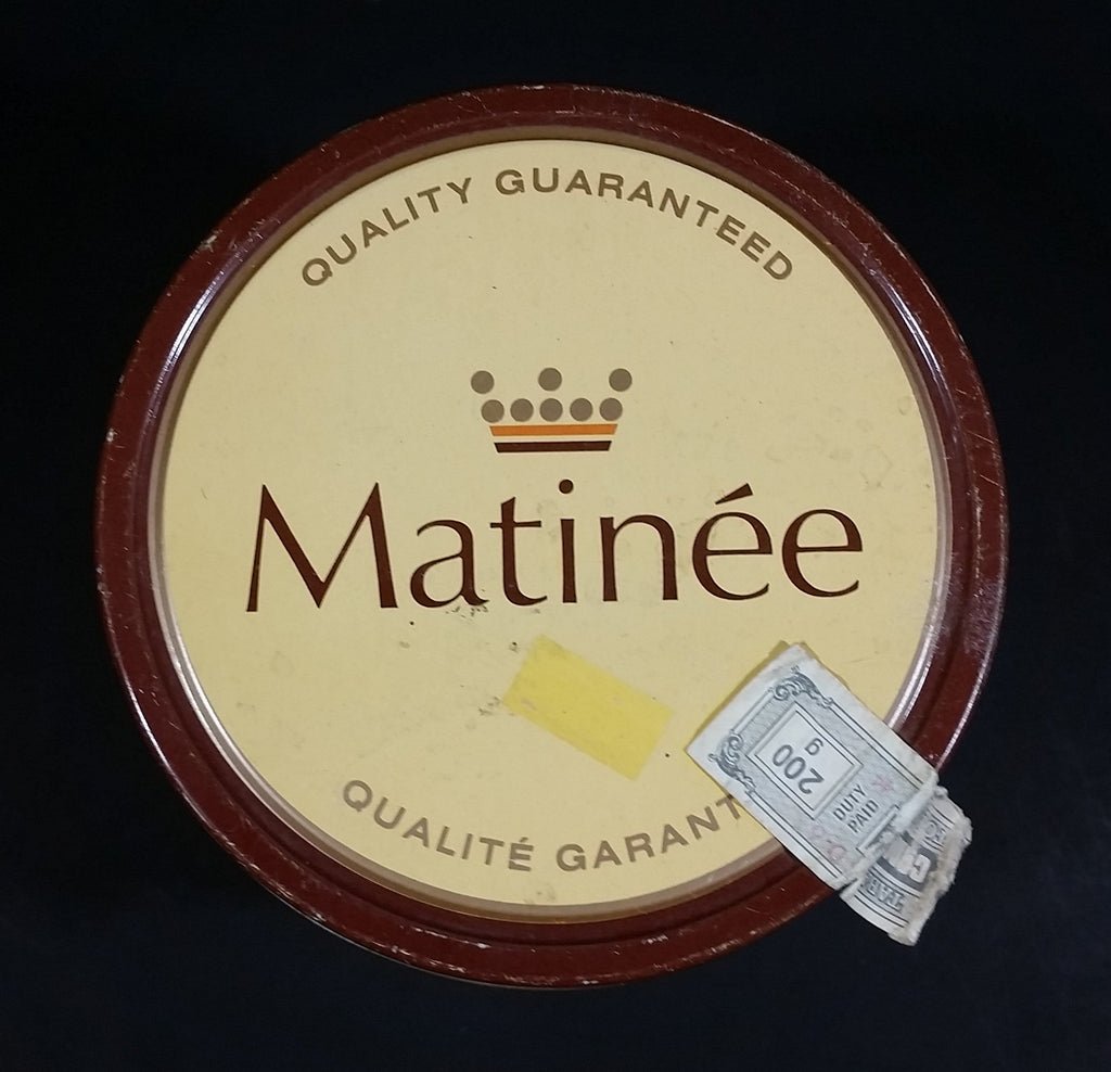 Vintage Early 1970s Matinee Cigarette Tobacco Tin Imperial Tobacco Bil ...