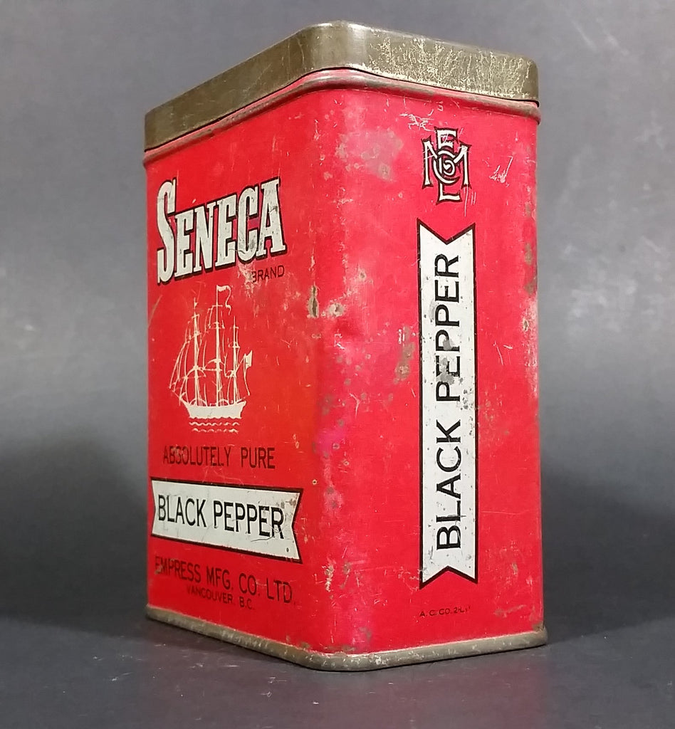 1940s Empress Seneca Brand Black Pepper Tin (Still has Pepper ...
