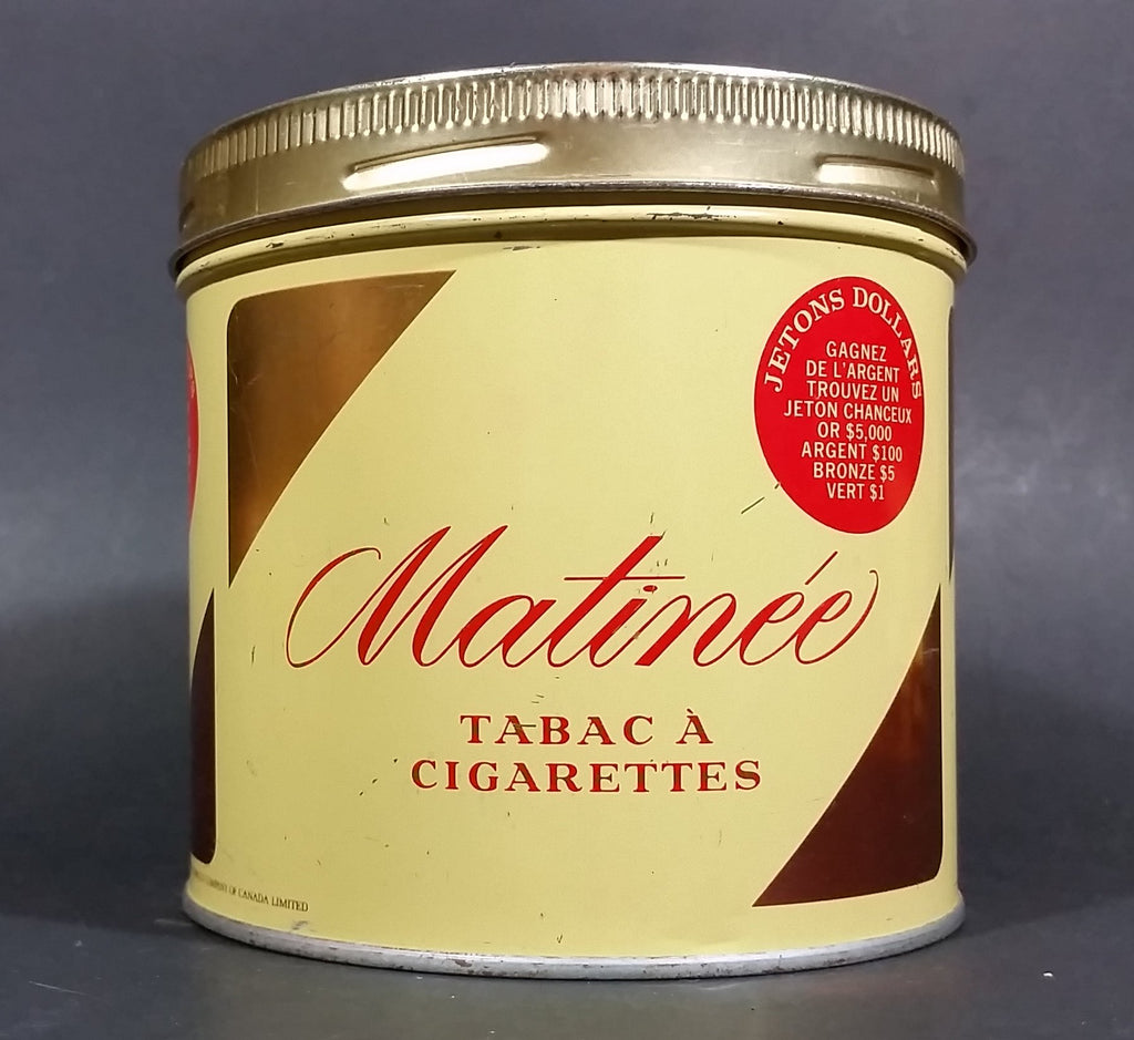 Vintage 1969 Matinee Cigarette Tobacco Tin Imperial Tobacco Money Chip ...