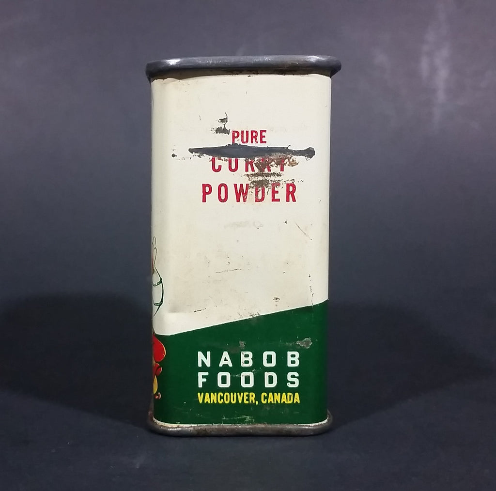 1950s Nabob Foods Vancouver Pure Curry Powder Spice Tin - Still has pr ...