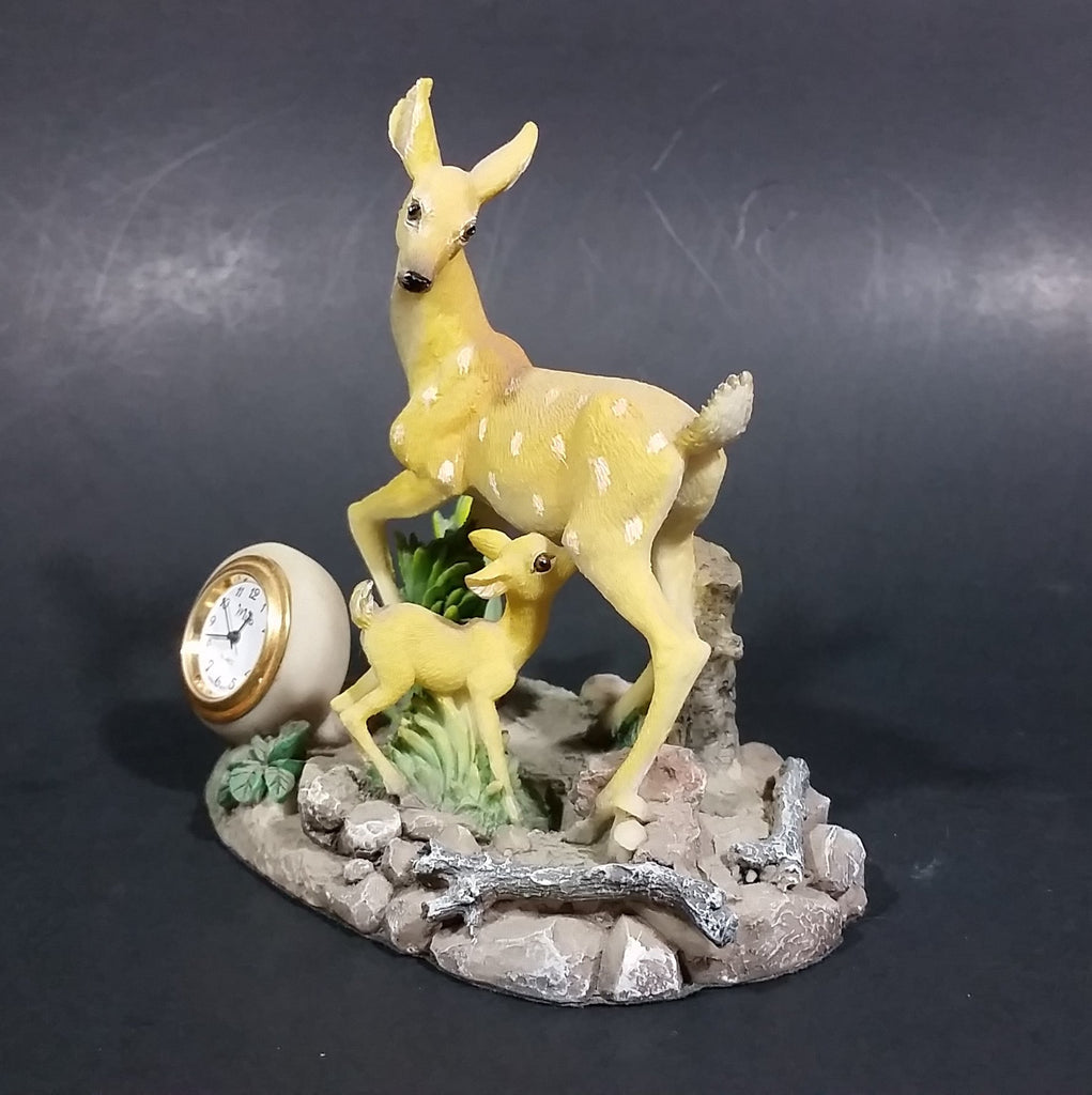 Vintage Mira Quartz Decorative Mother Deer and Baby Fawn Mantle Desk C ...