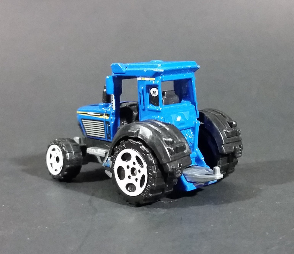 2007 Matchbox MBX Metal Tractor Blue Die Cast Toy Car Farm Machinery V ...