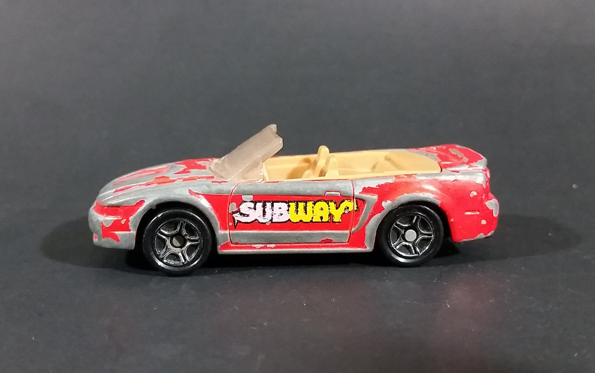 1999 Matchbox Subway Restaurants Red Ford Mustang Convertible Die Cast ...