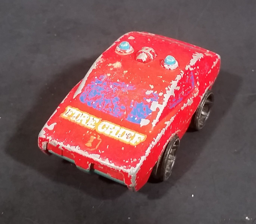 Rare 1979 Mattel First Wheels Fire Chief #1 Toy Car Emergency Vehicle ...