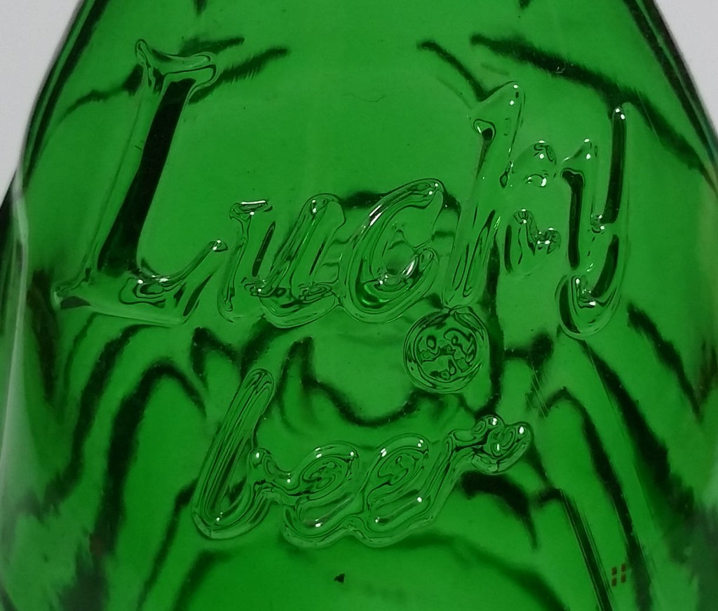 Lucky Buddha Lager Embossed 330 mL Green Glass Beer Bottle Collectible ...