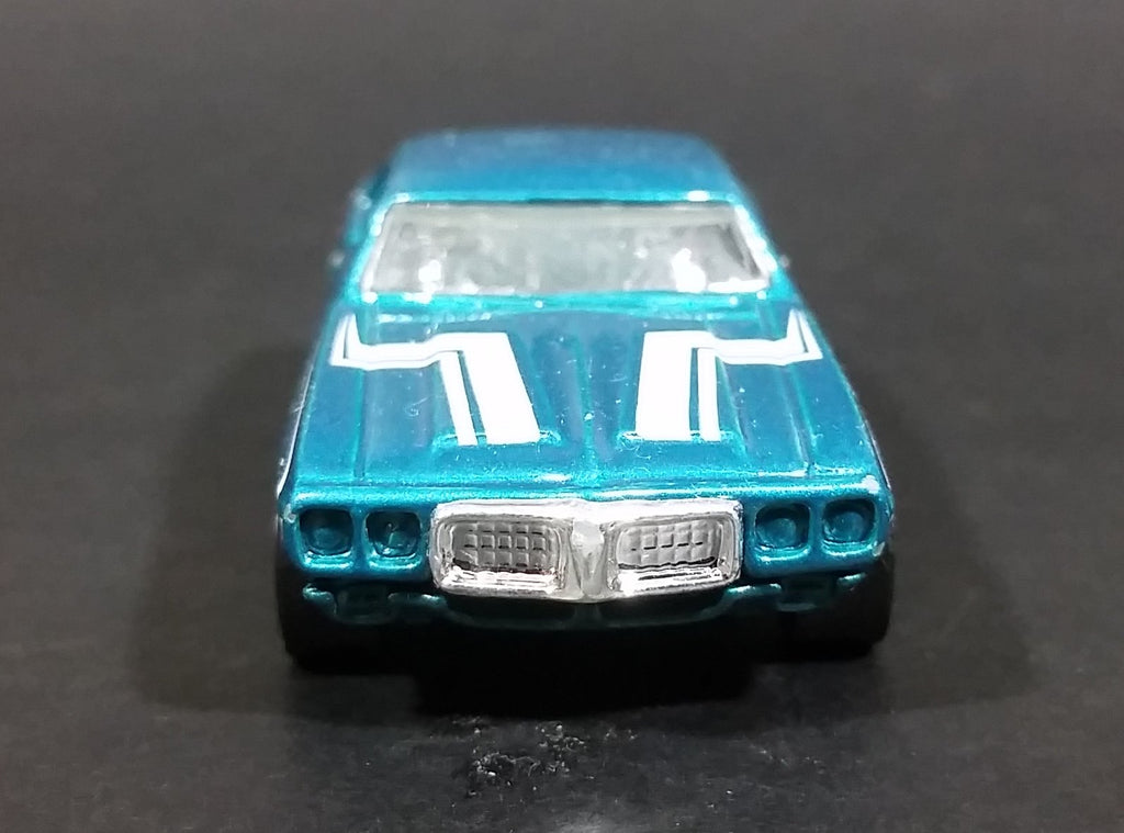 2010 Hot Wheels Muscle Mania 1969 Pontiac Firebird T/A Metalflake Aqua ...