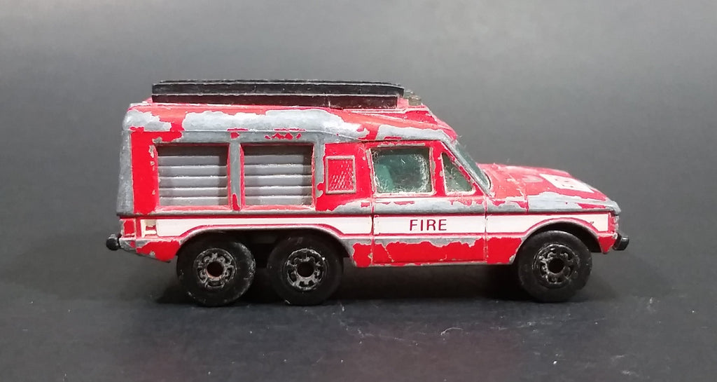 1983/84 Matchbox Carmichael Commando Red Fire Truck Die Cast Toy Car E ...