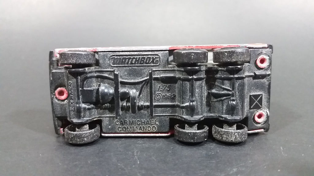 1983/84 Matchbox Carmichael Commando Red Fire Truck Die Cast Toy Car E ...