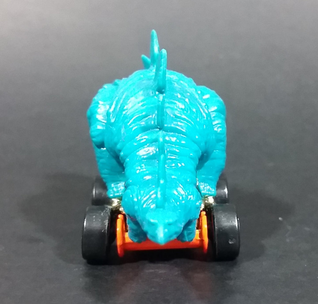 1998 Hot Wheels Speed-A-Saurus Stegosaurus Dinosaur Blue Turquoise Die ...