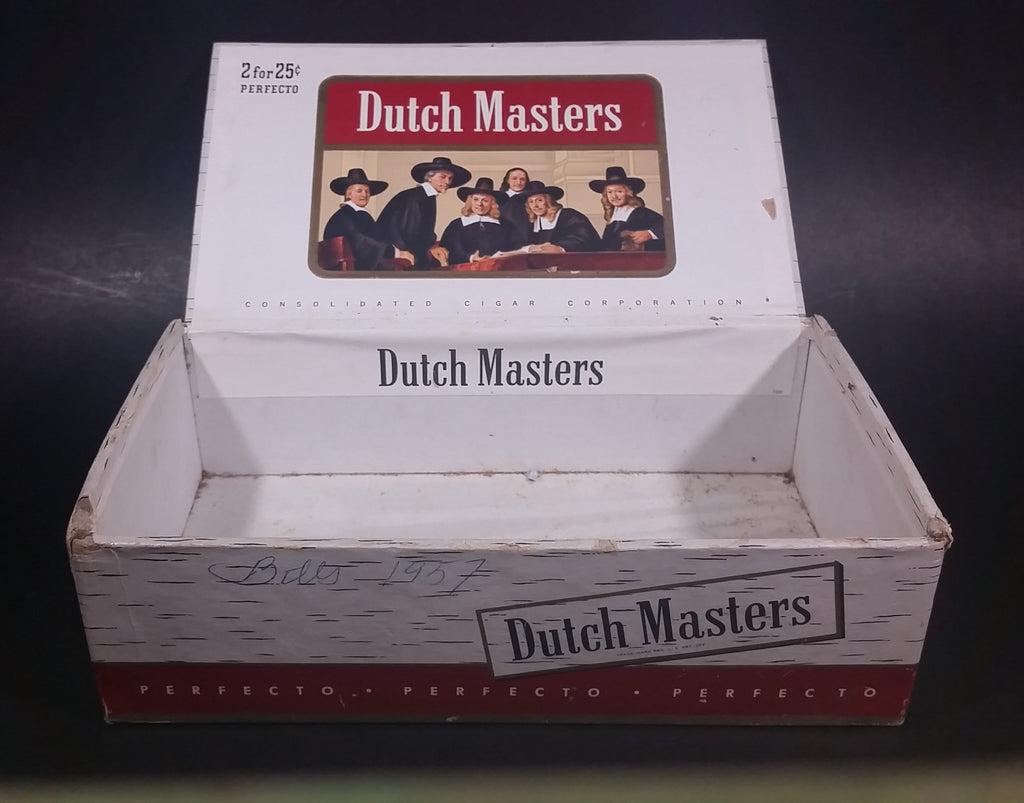 Vintage Dutch Masters Perfecto 50 Count 2 for 25¢ Cigar Box - Glaser B ...