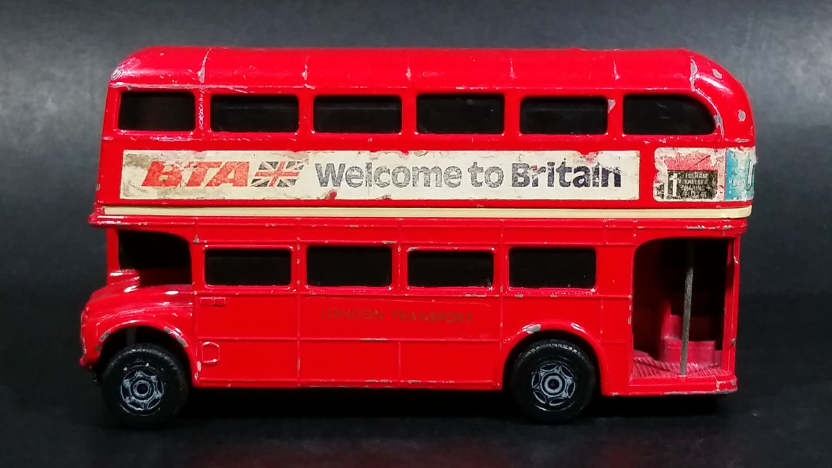 Vintage 1981 Corgi Corgitronics Welcome To Britain Red Double Decker B ...