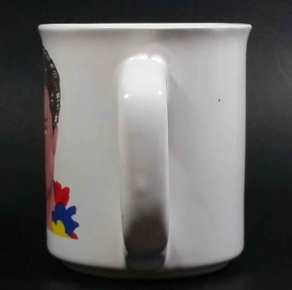 Vintage Elvis Presley in Hawaiian Clothing Wearing a Lei White Ceramic ...