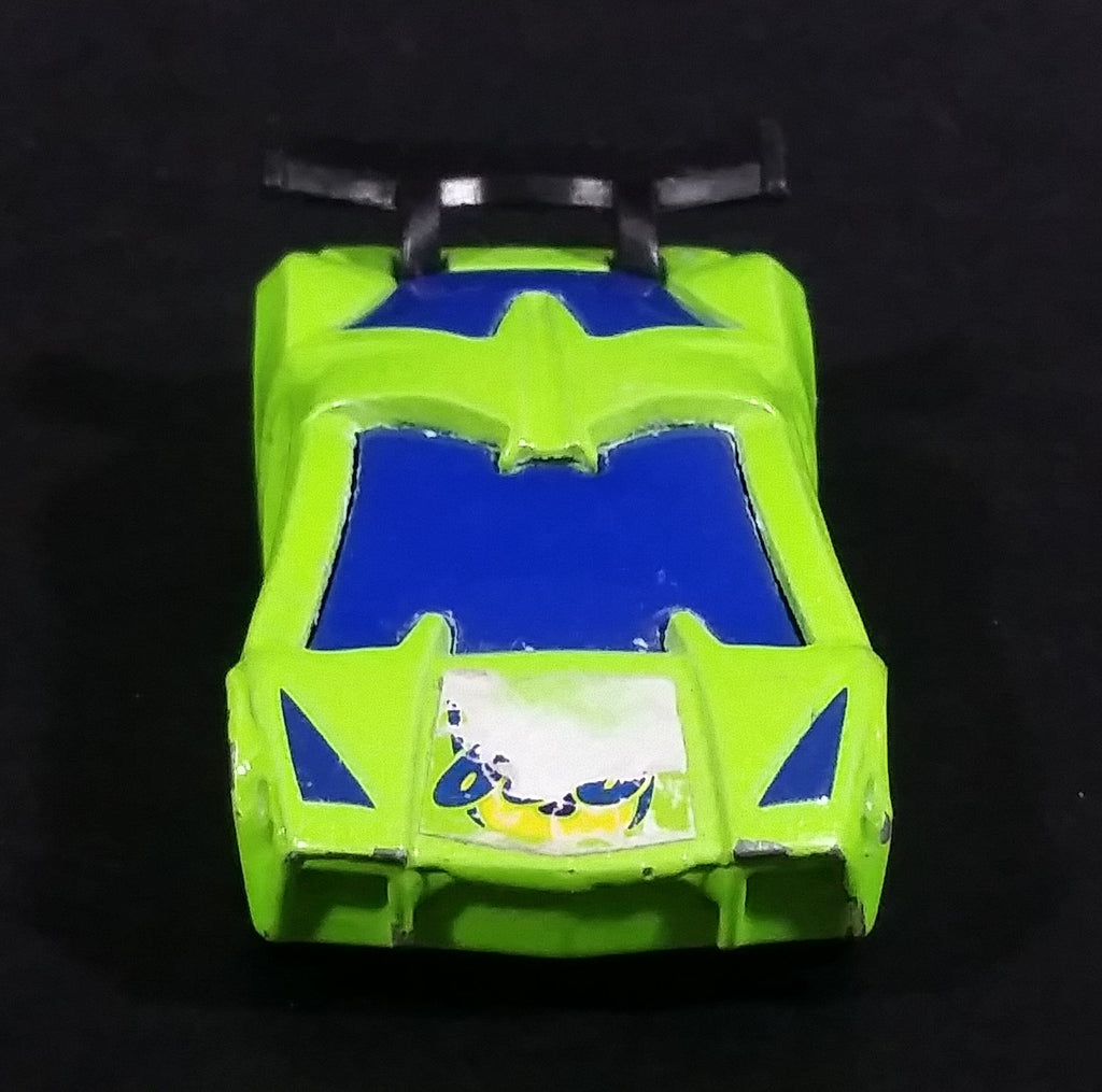 2009 Hot Wheels Impavido 1 Bright Green 3/7 Die Cast Toy Car Vehicle M ...