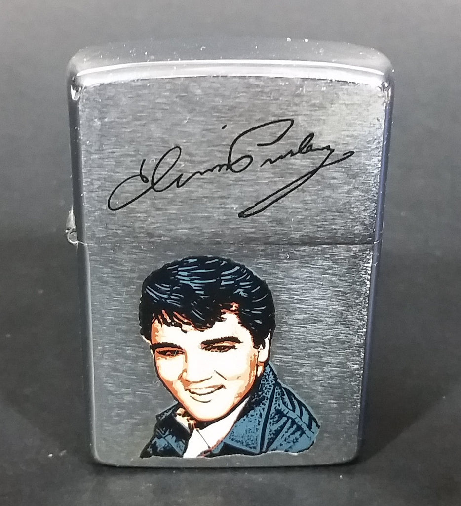 Vintage Collectible 1989 Elvis Presley Zippo Lighter in Black Case - N ...
