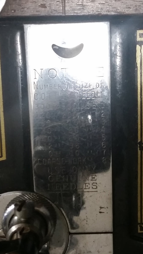 Rare Antique Hamilton Beach Eatonia "Eatons" Black Sewing Machine with ...