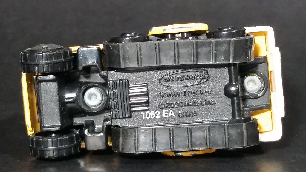 2002 Matchbox Arctic Track Truck Snow Cappers Snow Tracker Yellow and ...