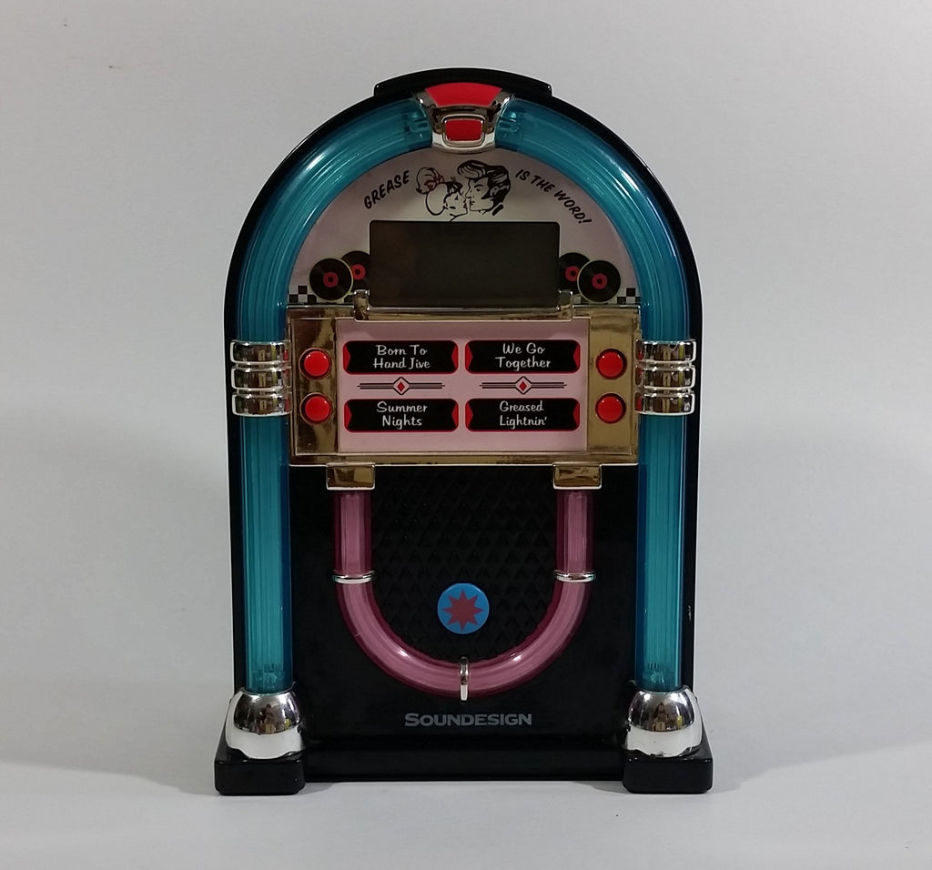 Vintage 1950's Style Soundesign Grease Is The Word! Jukebox Shaped Ala ...