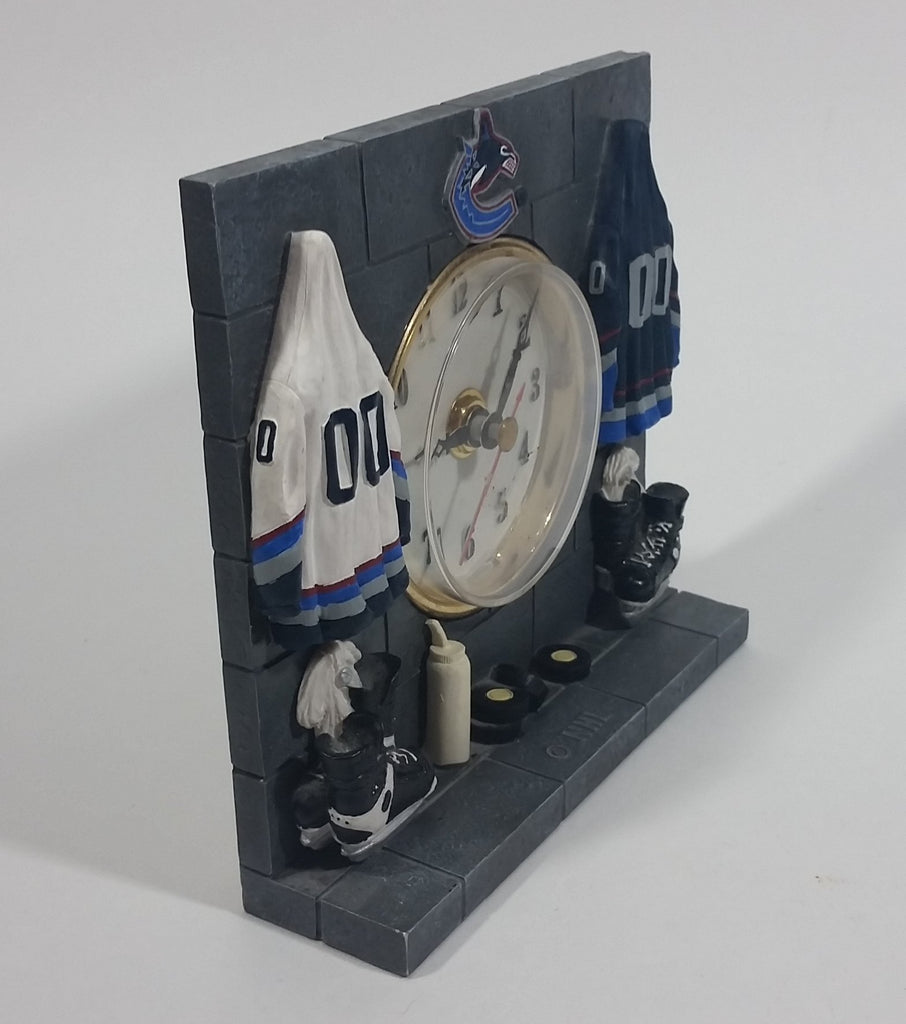 Vancouver Canucks NHL Ice Hockey Team Locker Room Style Resin Clock Sp ...