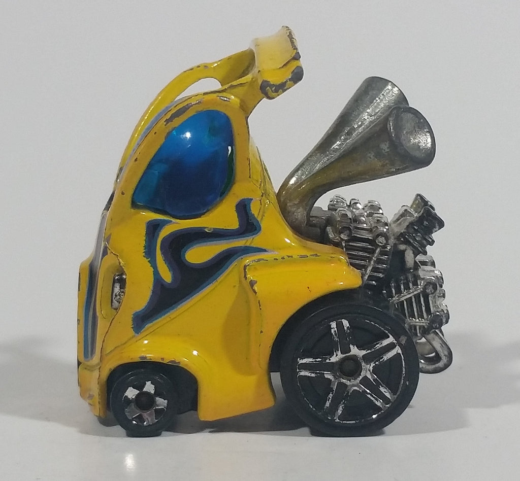 2011 Hot Wheels HW Video Game Heroes Hyper Mite Yellow Die Cast Toy Ca ...