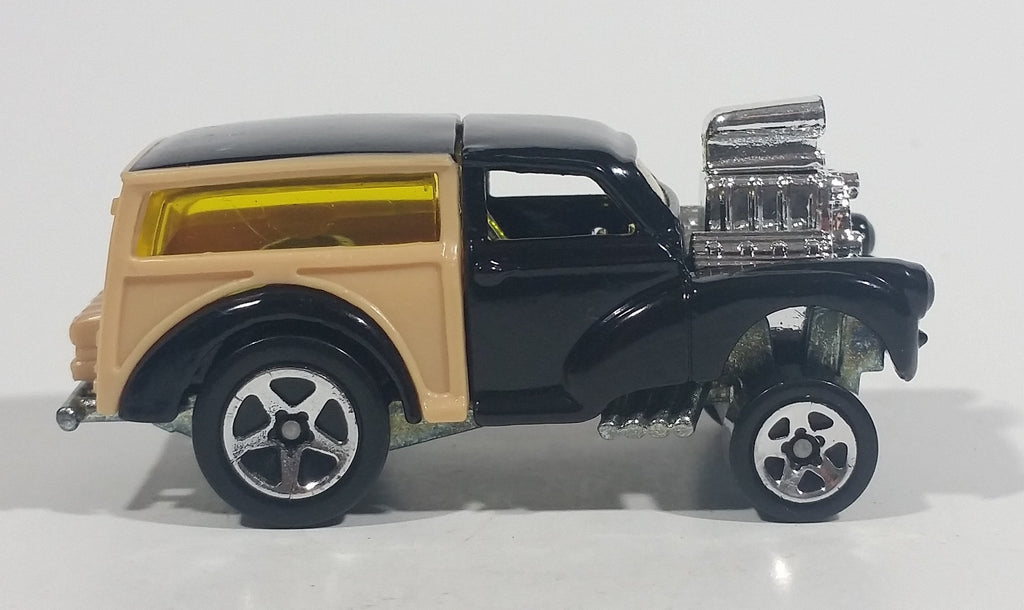 2001 Hot Wheels First Editions MG Rover Morris Wagon Black Tan Die Cas ...