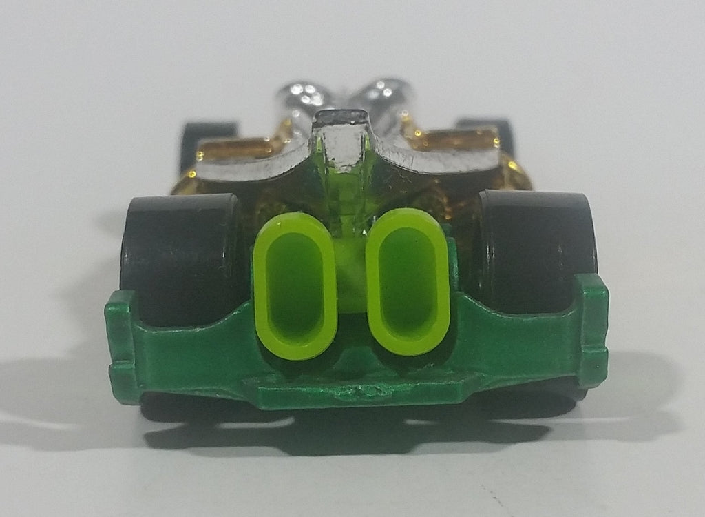 2013 Hot Wheels Chrome Racers Croc Rod Chrome Lime Green Gold Die Cast ...