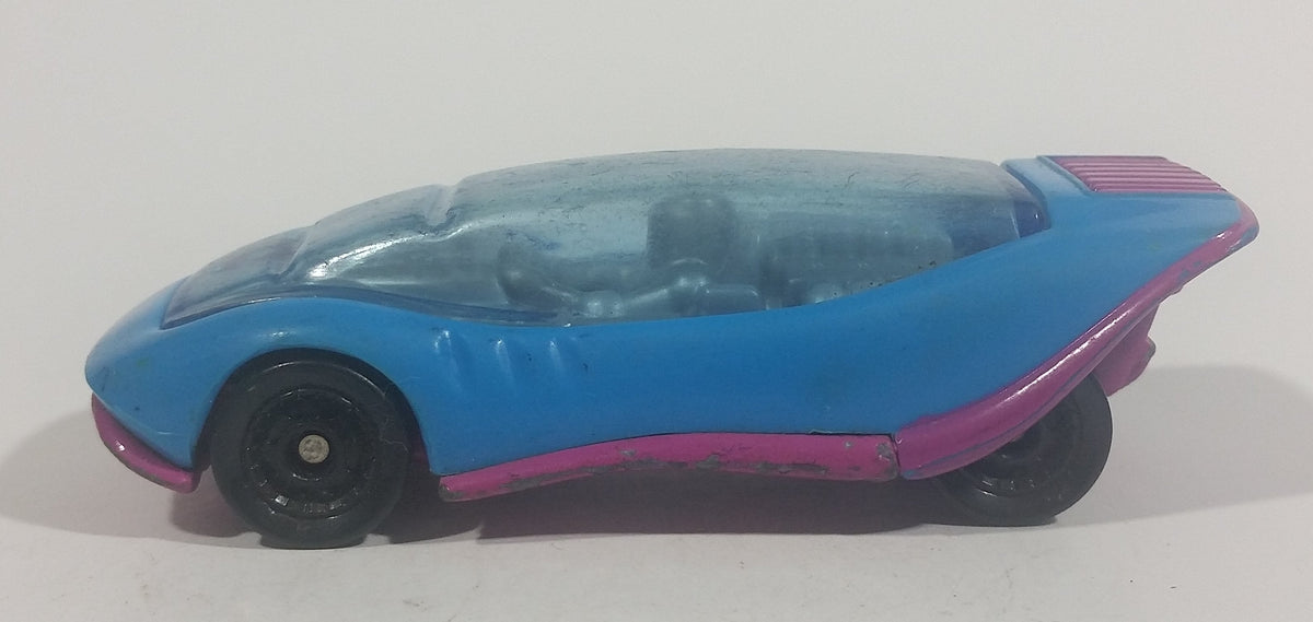 1994 Hot Wheels Radar Racer Blue Pink Die Cast Toy Car Vehicle McDonal ...