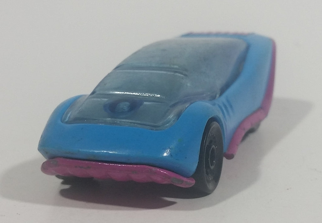 1994 Hot Wheels Radar Racer Blue Pink Die Cast Toy Car Vehicle McDonal ...