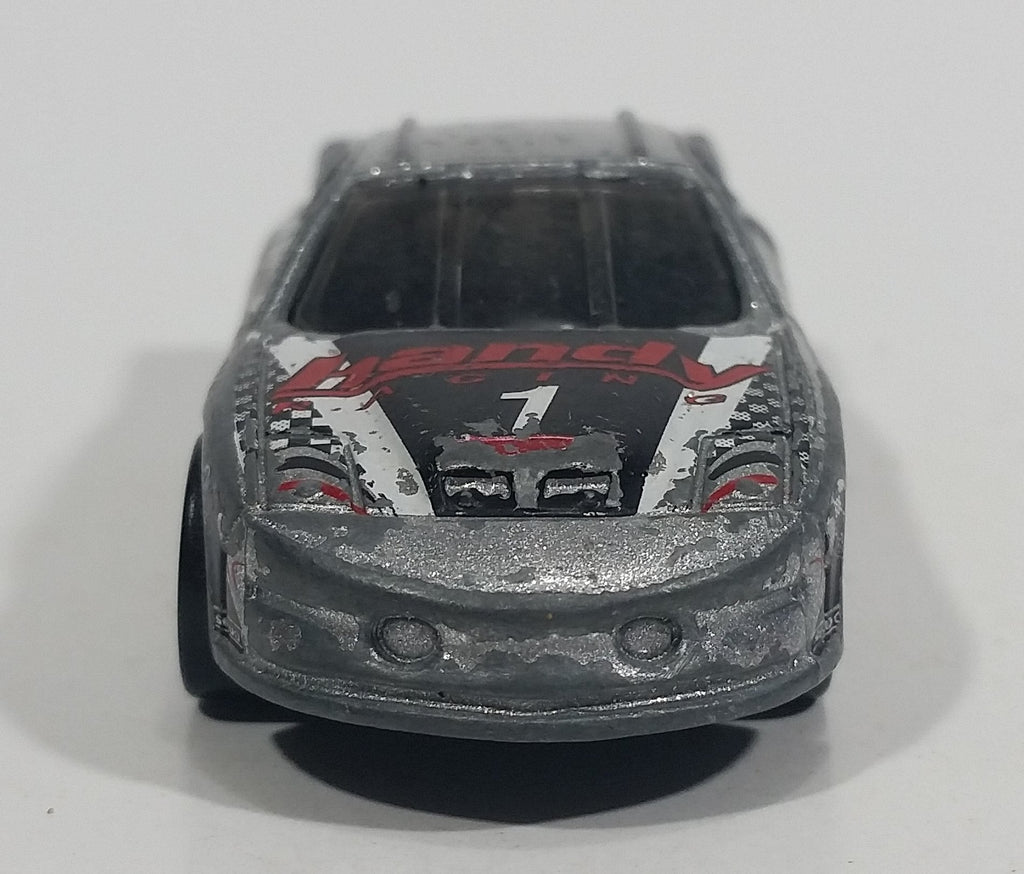 2001 Hot Wheels Pontiac IROC Firebird Silver Die Cast Toy Race Car Veh ...