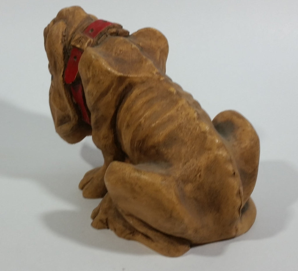 Very Rare Vintage 1983 Alpha Rez Co. Brown Hound Dog with Red Collar D ...