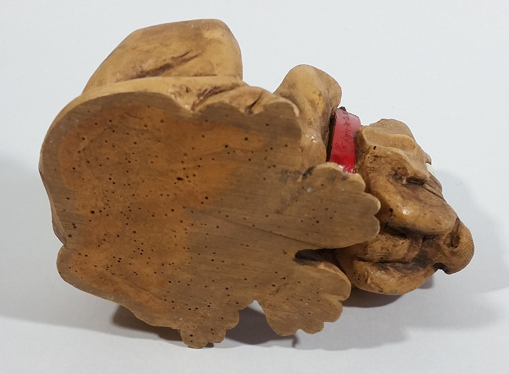 Very Rare Vintage 1983 Alpha Rez Co. Brown Hound Dog with Red Collar D ...