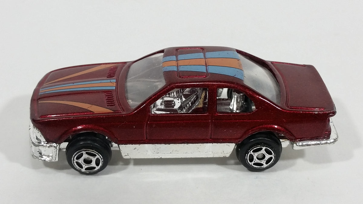 Vintage Summer Marz Karz Maroon Dark Red 8901 Die Cast Toy Car Vehicle ...