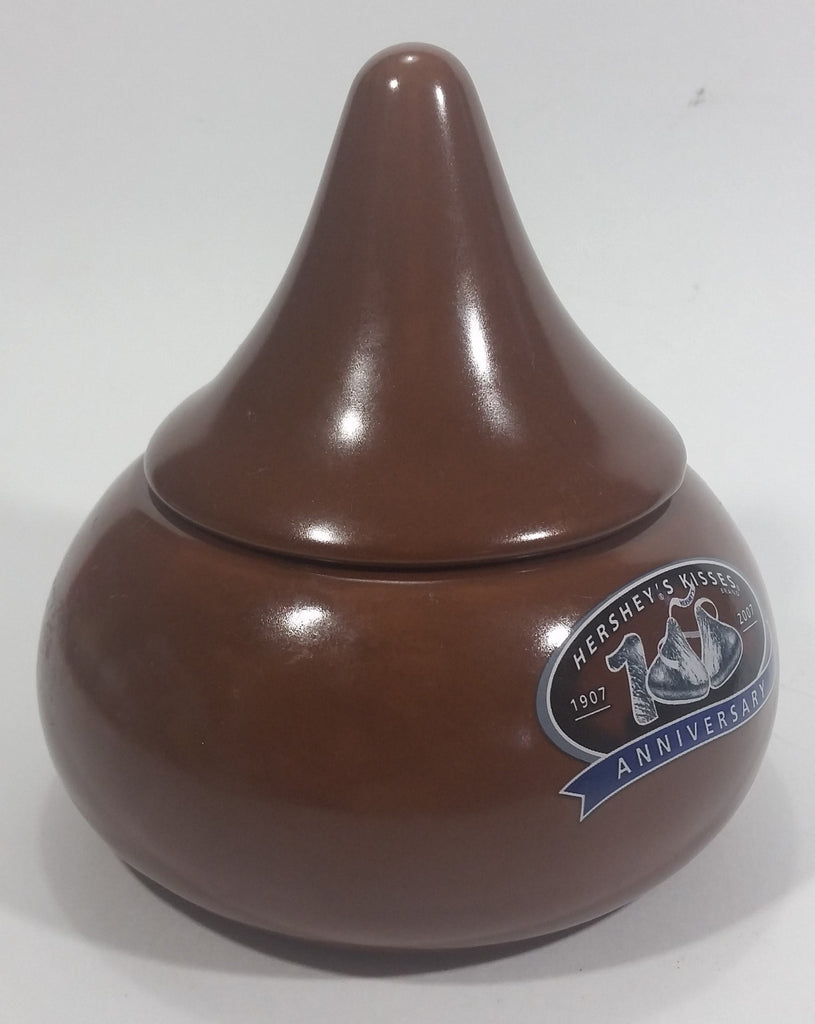2007 Hersheys Kisses 100th Anniversary Ceramic Lidded Chocolate Kiss