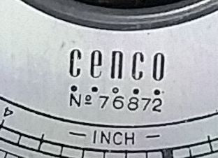 Vintage Cenco No. 76872 Round Wooden Cased Weather Barometer Made in W ...