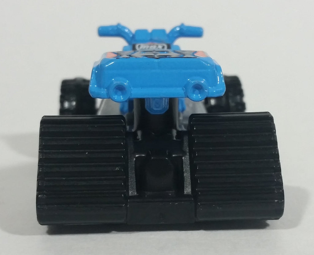 2015 Matchbox Lineup Moto Tracker Blue Die Cast Toy Car ATV Tracked Qu ...