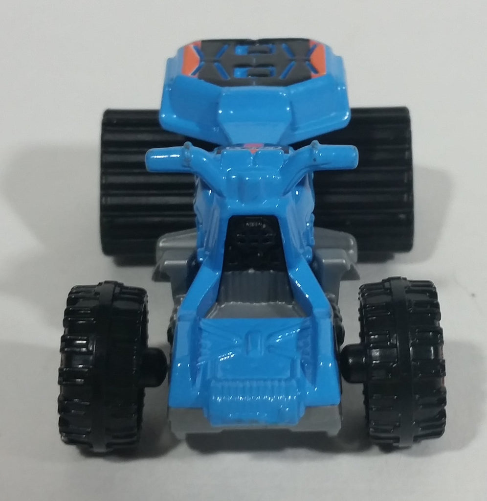 2015 Matchbox Lineup Moto Tracker Blue Die Cast Toy Car ATV Tracked Qu ...