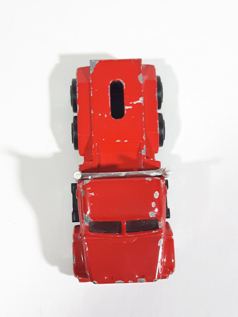 Vintage Majorette Magirus Red Semi Tractor Truck 1:100 Scale Die Cast ...