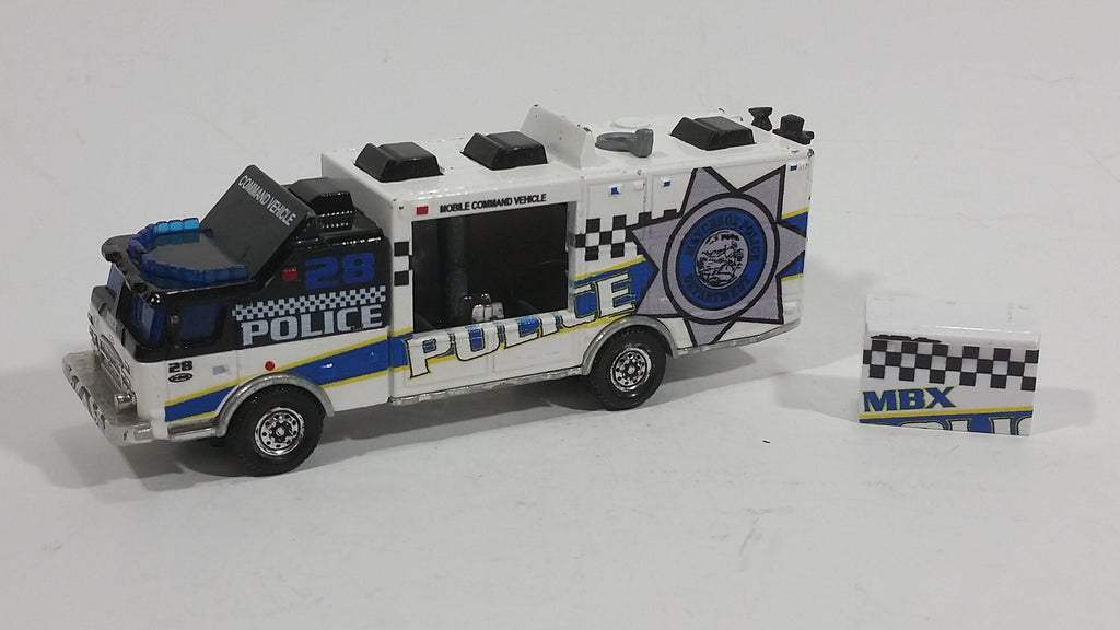 Rare HTF Matchbox E-One Mobile Command Vehicle Police Surveillance Tru ...