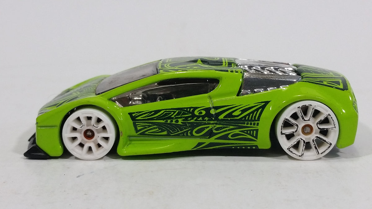 2017 Hot Wheels Art Cars Zotic Lime Green Die Cast Toy Car Vehicle ...