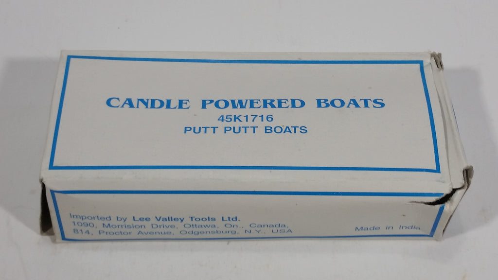 Putt Putt Boats Candle Powered Metal Boat In Box with Candles and Inst ...
