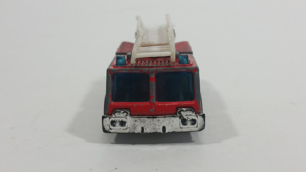 1982 Matchbox Fire Engine Ladder Truck Red Die Cast Toy Car Emergency ...