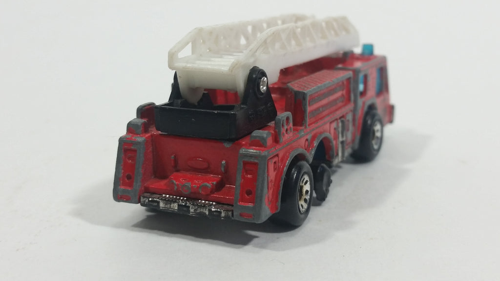 1982 Matchbox Fire Engine Ladder Truck Red Die Cast Toy Car Emergency ...