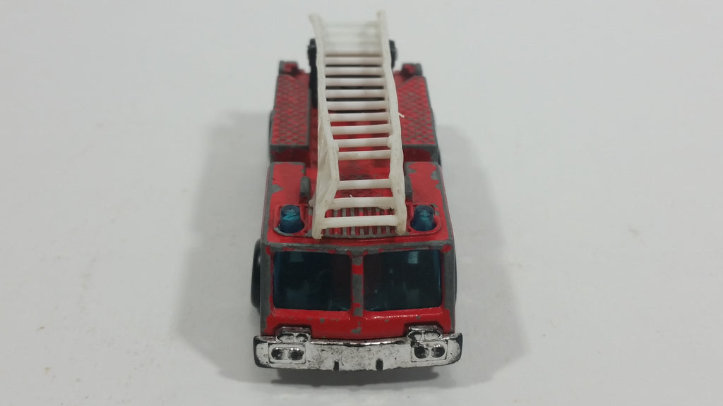 1982 Matchbox Fire Engine Ladder Truck Red Die Cast Toy Car Emergency ...