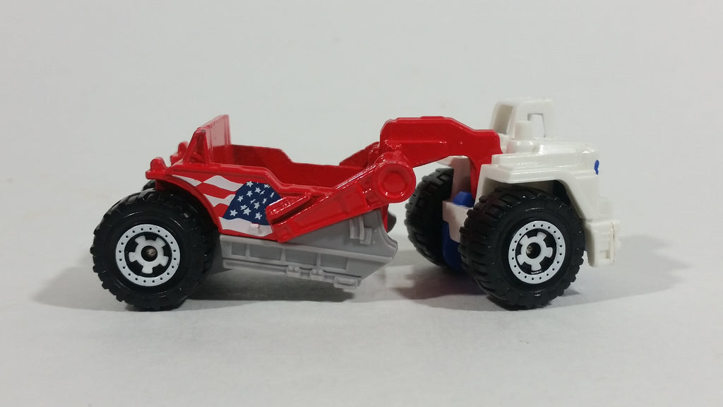 2011 Matchbox Construction Scraper Red and White Die Cast Toy Machiner ...