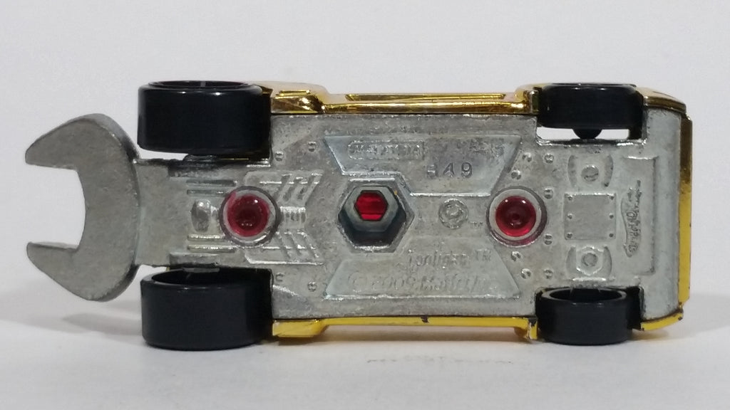 2010 Hot Wheels Tooligan Gold Chrome Red Die Cast Toy Tool Wrench Car ...