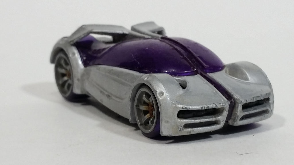 2005 Hot Wheels AcceleRacers Silencerz Iridium Metalflake Silver and P ...