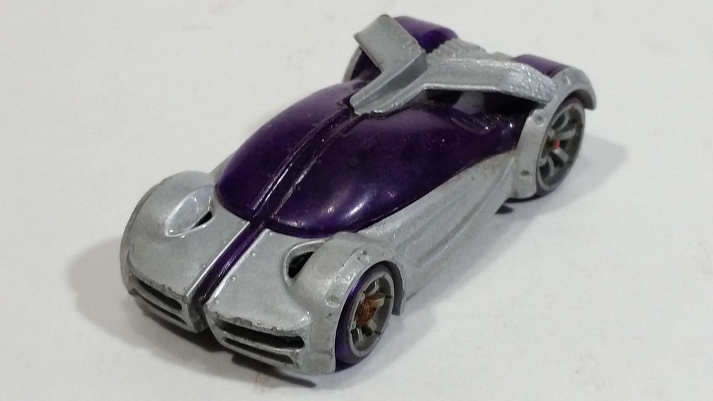 2005 Hot Wheels AcceleRacers Silencerz Iridium Metalflake Silver and P ...