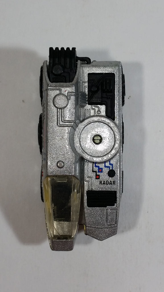 1988 Hot Wheels Action Command Radar Ranger Silver Die Cast Toy Car Ve ...