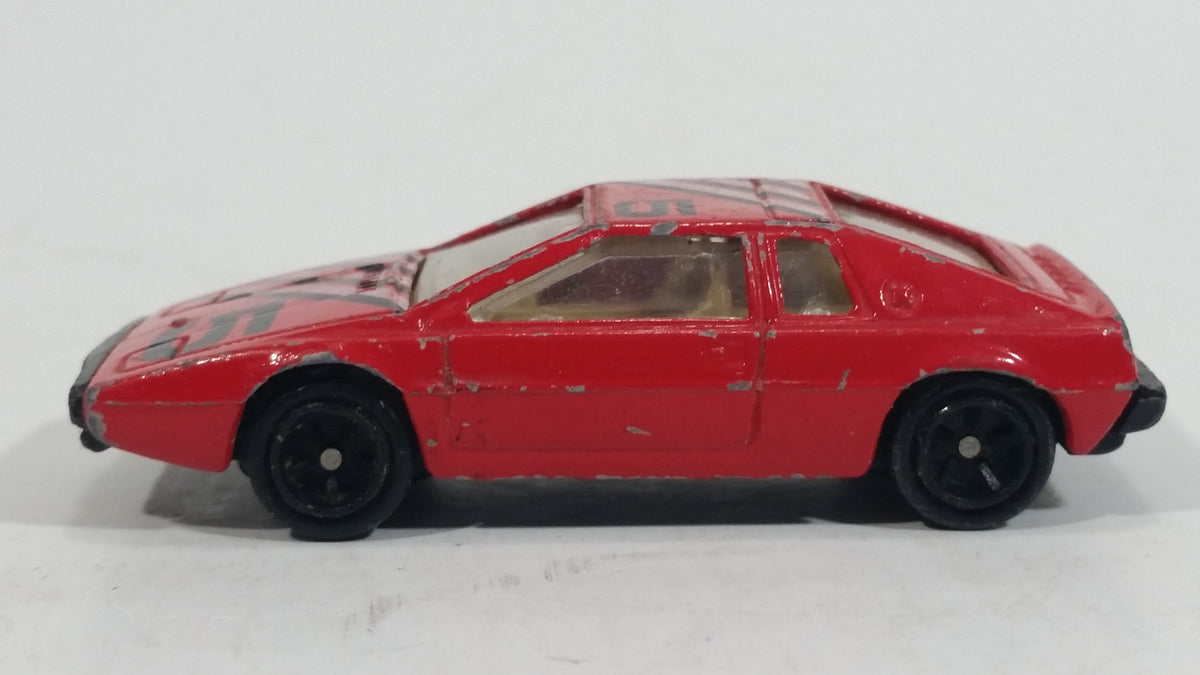 Vintage Unknown Brand Lotus #5 Red Die Cast Toy Exotic Car Vehicle ...