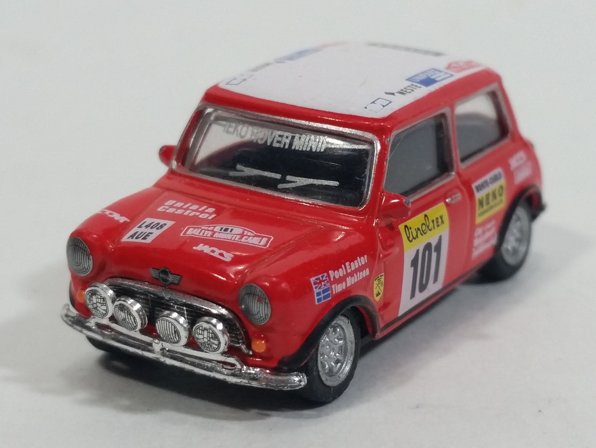Hongwell Austin Morris Mini 7 Cooper Red and White With Rally Sponsors ...